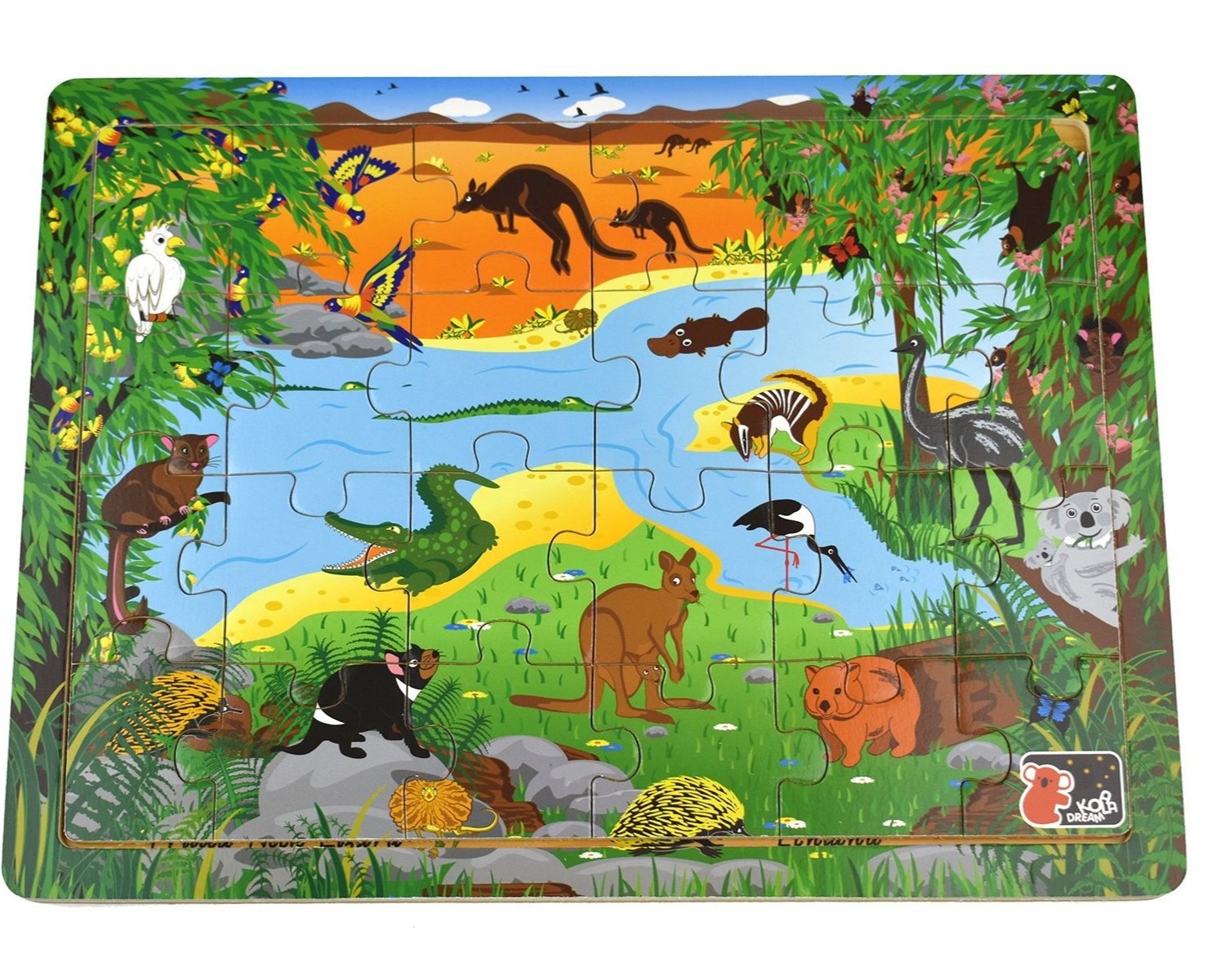 Australian Animal Puzzle: Educational Fun for Kids 12mo+ – Kids Mega Mart