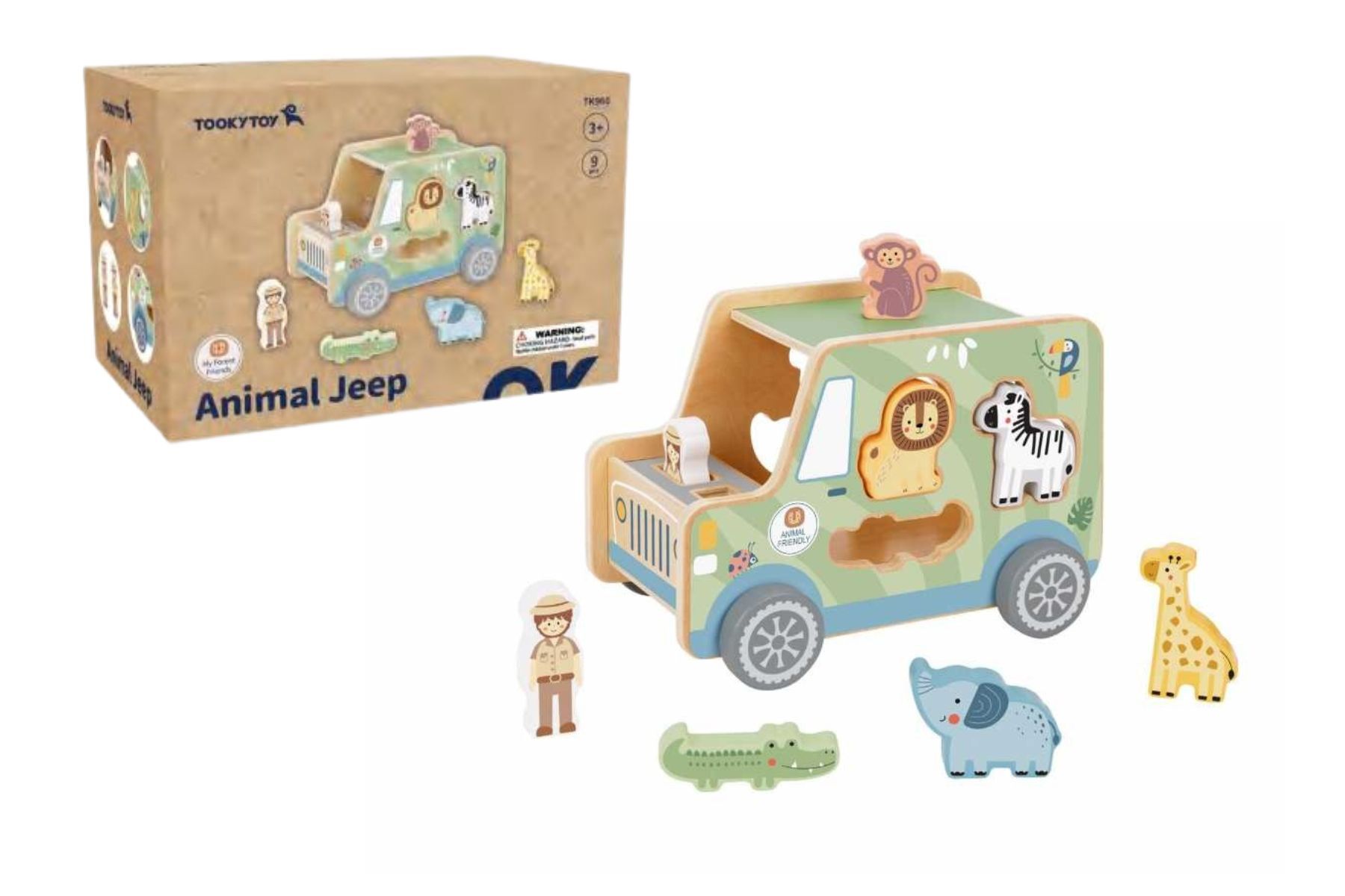 Shop Tooky Toy My Forest Friends Animal Jeep