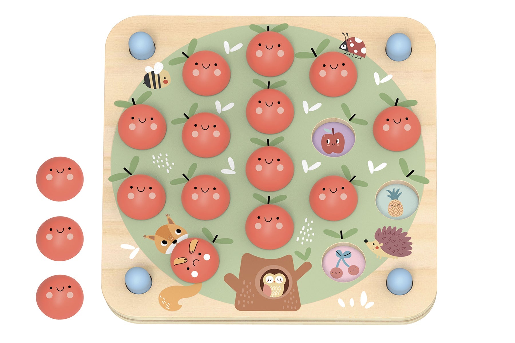 My Forest Friends Apple Memory Matching Game from Tooky Toy – Kids Mega ...