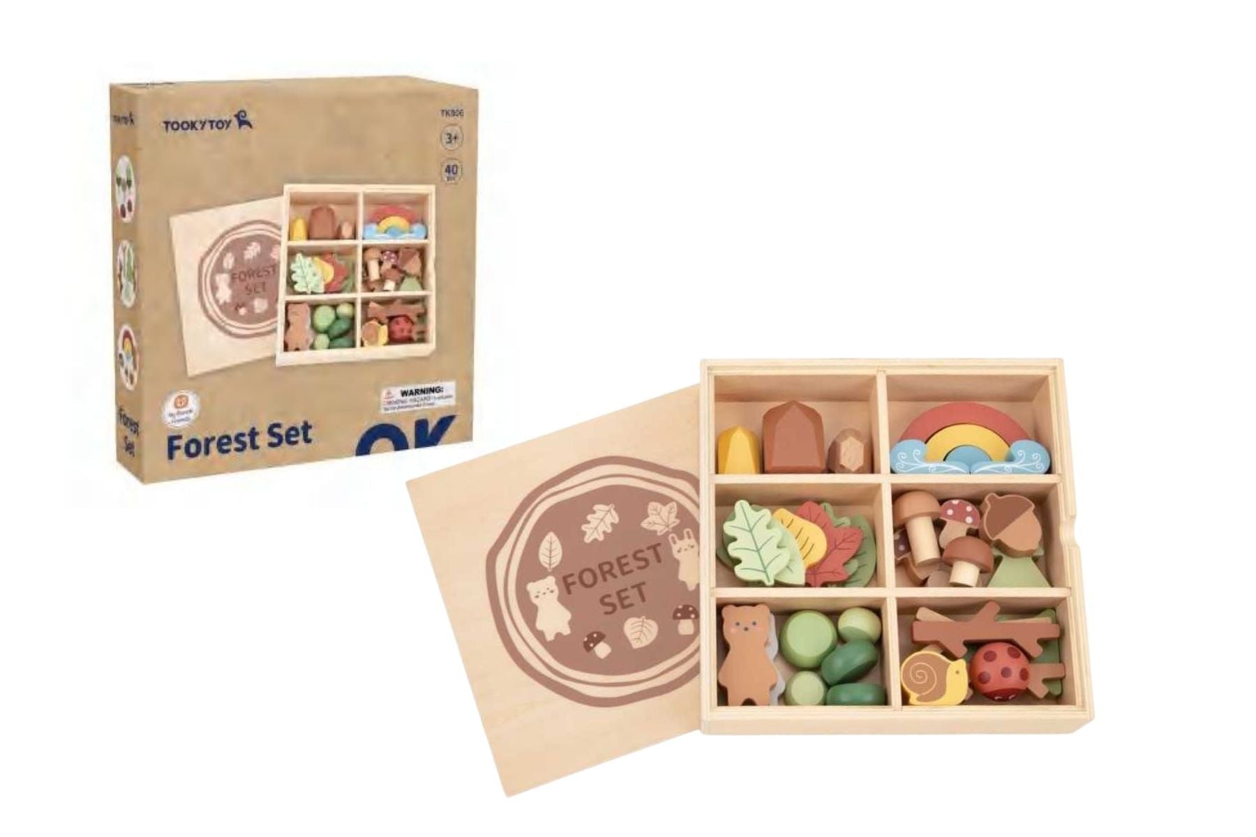 My Forest Friends Wooden Forest Play Set | Kids Mega Mart