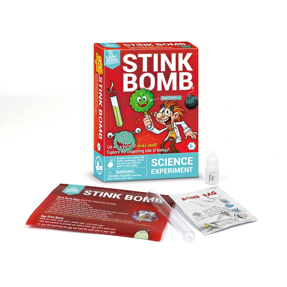 Pocket Science Stink Bomb Kit | Create Your Own Stinky Surprise