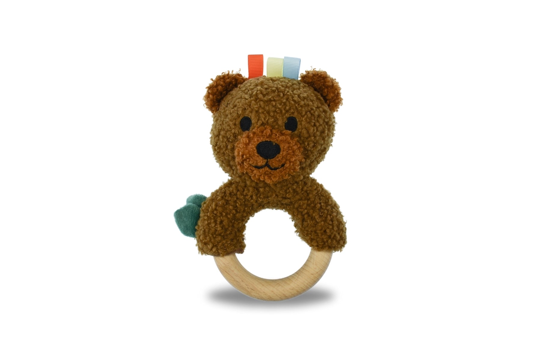 Snuggle Buddy Maple Bear | Soft Baby Rattle & Sensory Toy – Kids Mega Mart