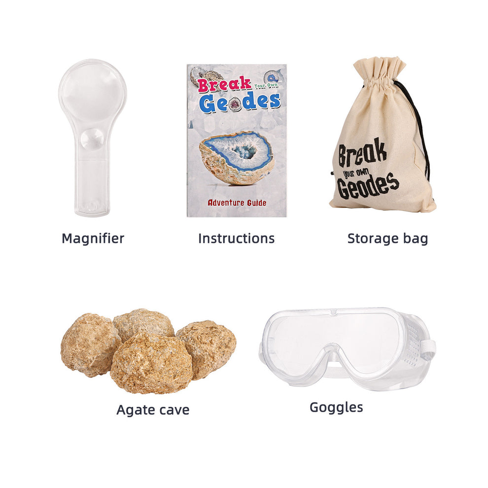 Break Your Own Geodes Kit | Discover Hidden Crystals