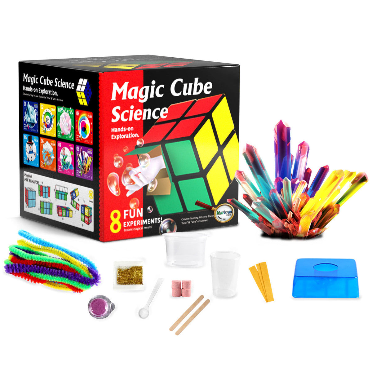 Magic Cube Science Kit | 8 Experiments for Kids | Kaper Kidz