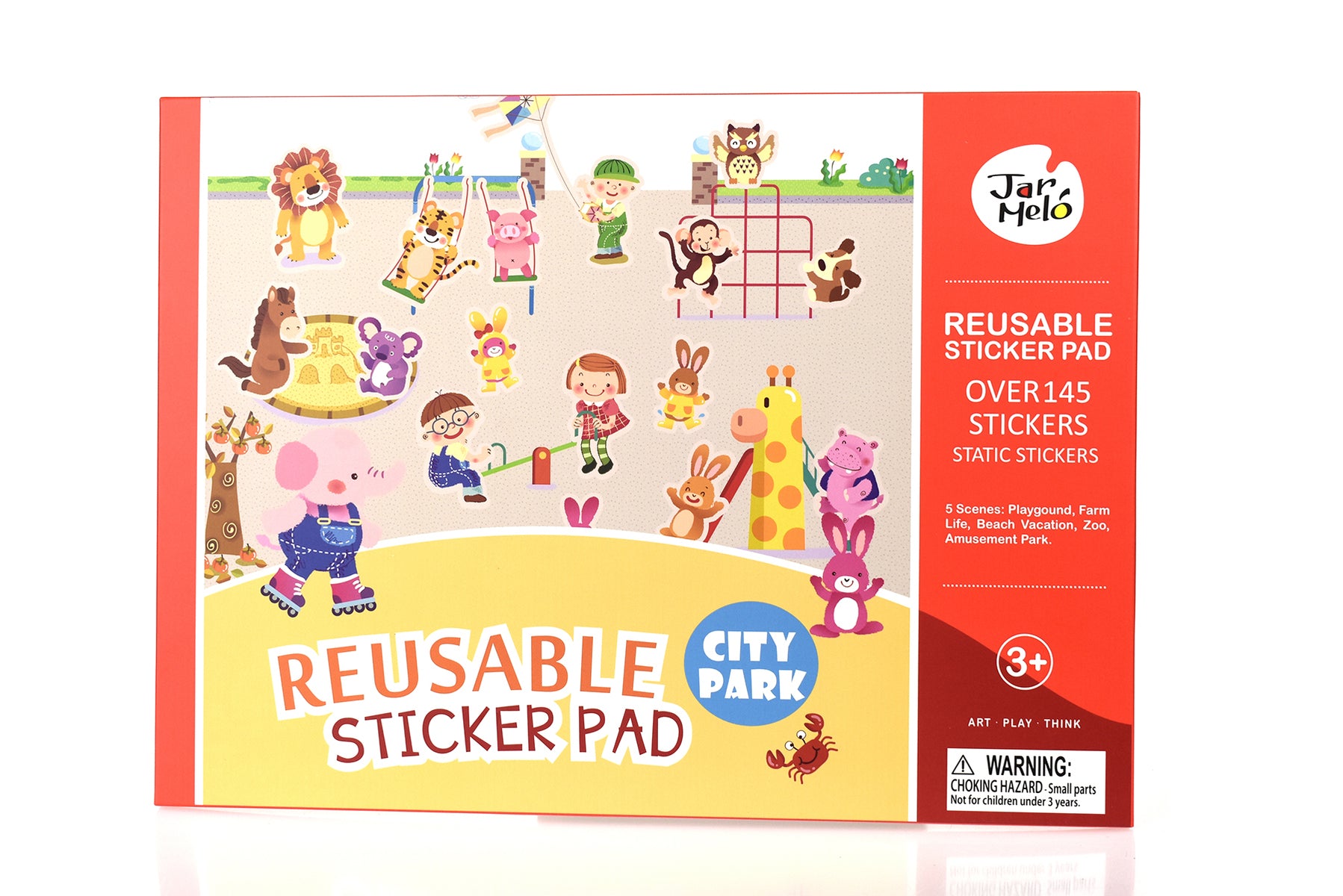 Reusable Sticker Pad Set City Park by JarMelo – Kids Mega Mart