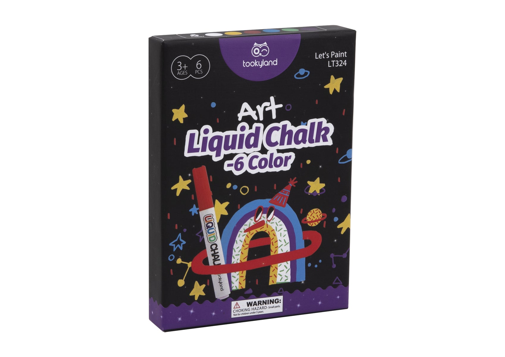 Tookyland Liquid Chalk 6 Colour Art Pack | Vibrant Creativity – Kids ...