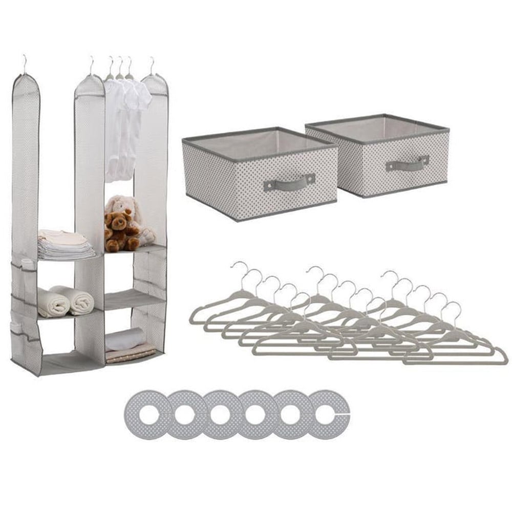 Delta Children 24-Piece Nursery Storage Set | Organize in Style