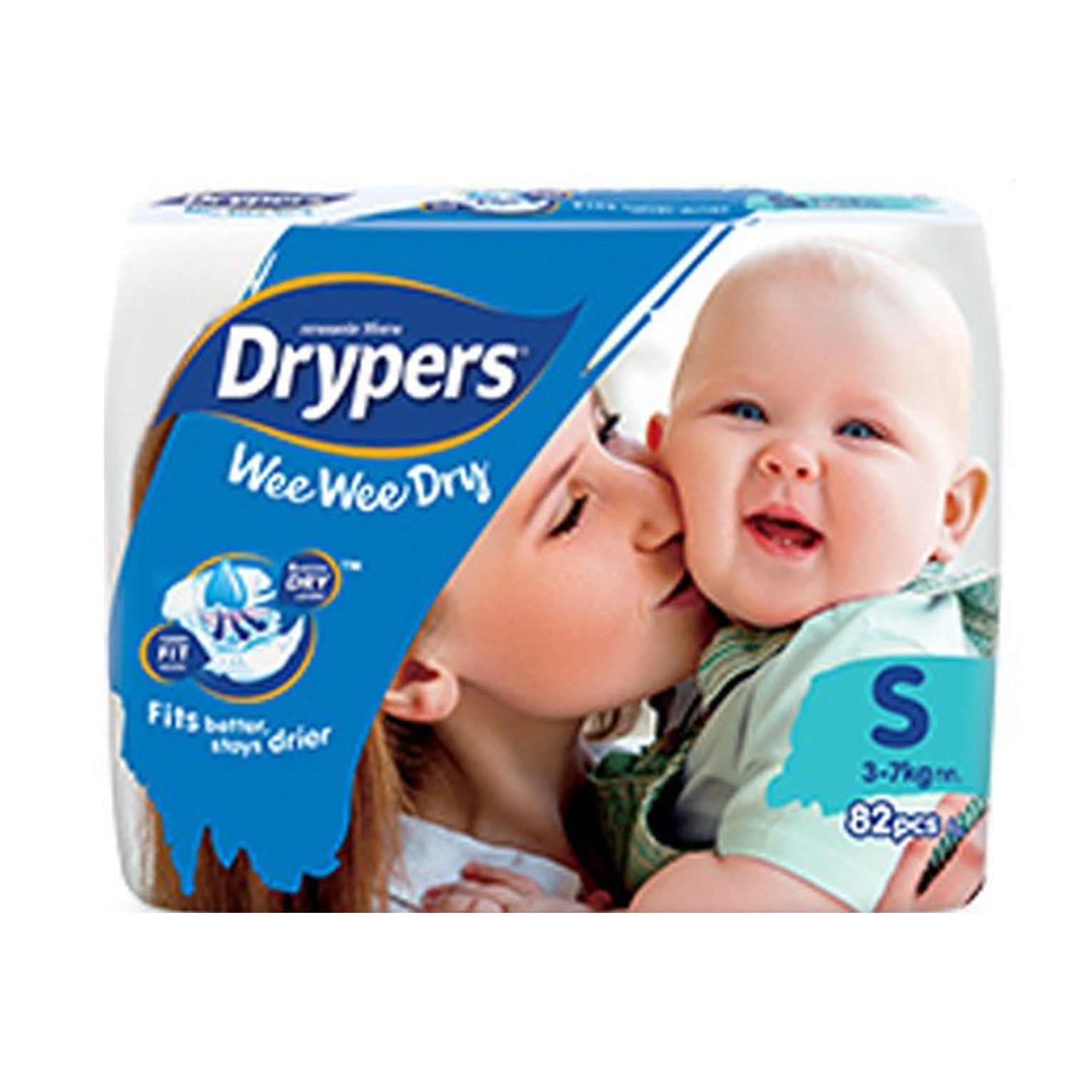 Drypers Wee Wee Dry Nappies | Comfort for Small Babies 3-7Kg