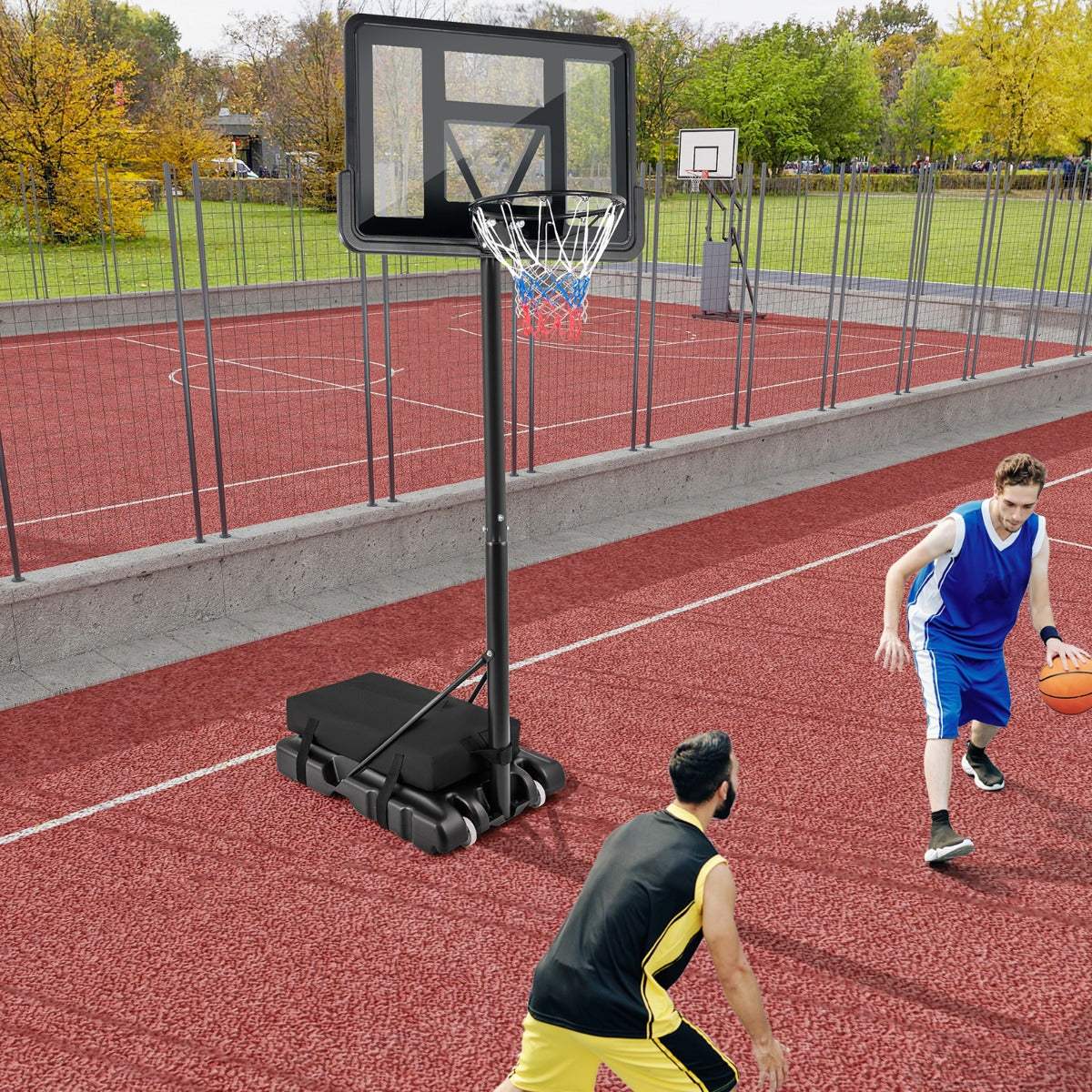 Heavy Duty Weighted Base Anchor | Black Basketball Hoop Stabilizer