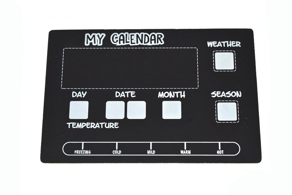 Kaper Kidz MY Calendar Pad | Wooden Design with Magnetic Tiles