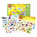 Reusable Sticker Pad Set Animal World from JarMelo