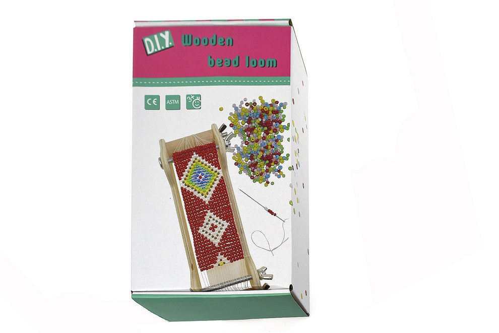 Wooden Bead Loom Craft Kit for Kids | Creative Fun – Kids Mega Mart