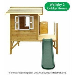 1.2m Green Standalone Slide for Kids | Outdoor Play Equipment