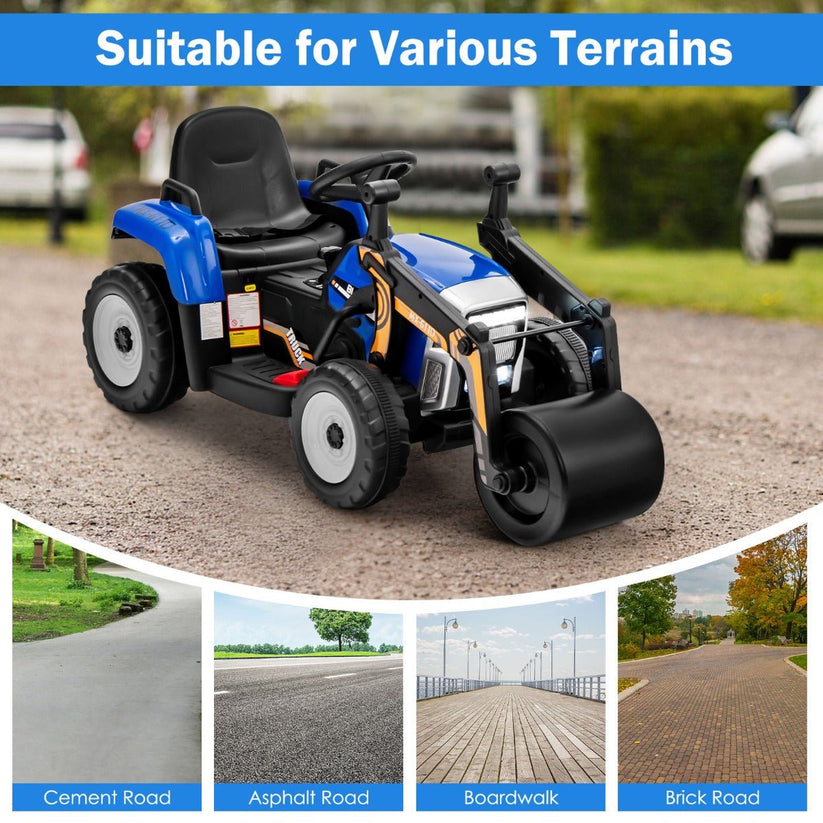 12V Kids Electric Road Roller Ride On Car with Remote Control