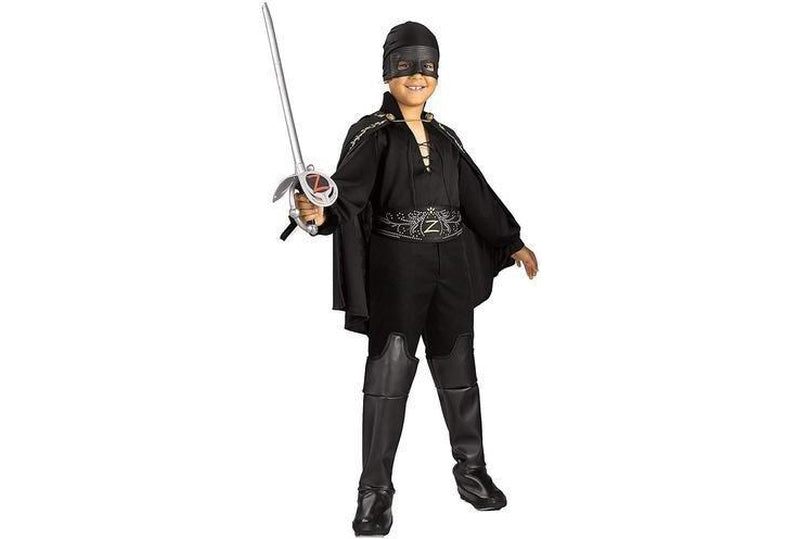 Zorro Classic Kids Costume | Licensed | Fast Shipping – Kids Mega Mart