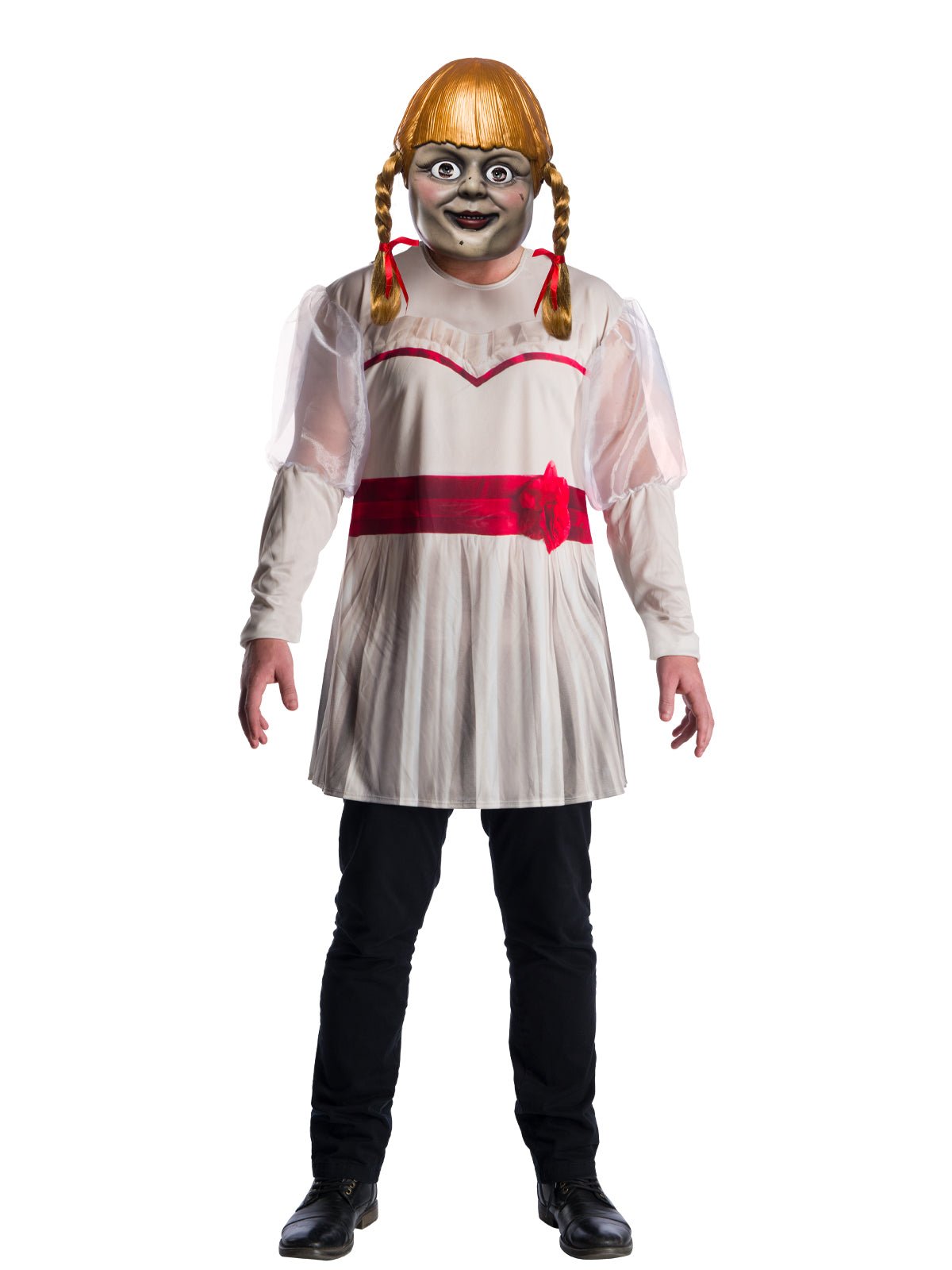 Annabelle Adult Costume | Spooky Top & Mask | Fast Shipping – Kids Mega ...