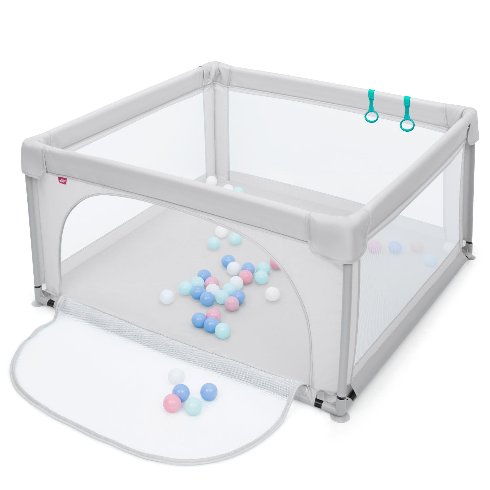 Sturdy Baby Playpen with 50 Ocean Balls - Spacious Play Area – Kids ...