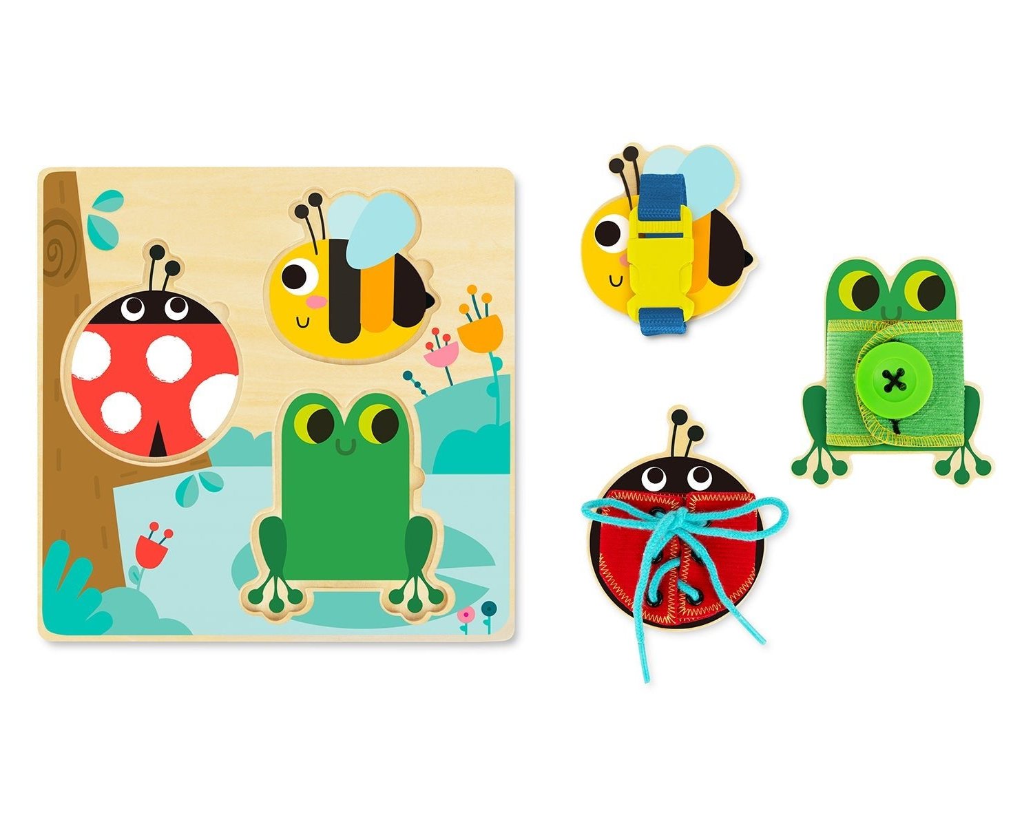 Tooky Toy Basic Skills Board for Early Learners