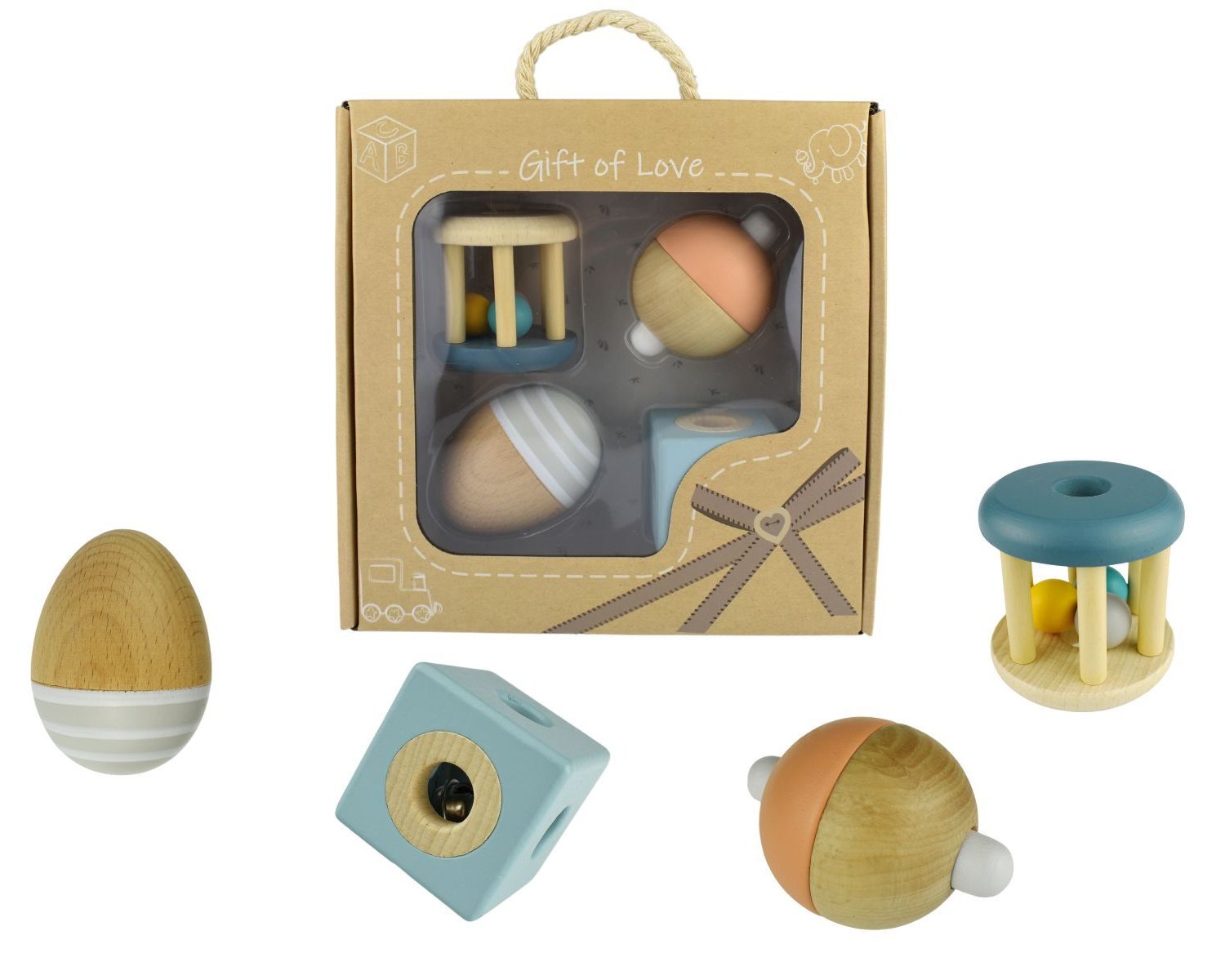 Calm and Breezy Wooden Baby Musical Instrument Set – Kids Mega Mart