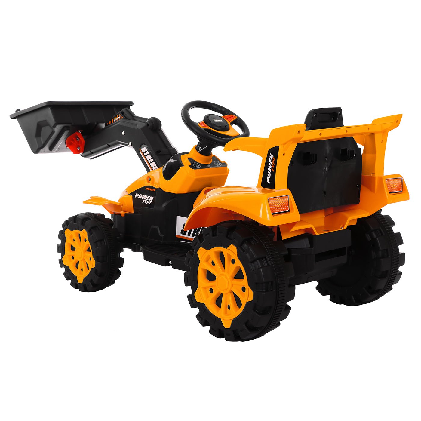 Kids Ride-on Front Loader | Electric Excavator Toy | 6V Battery