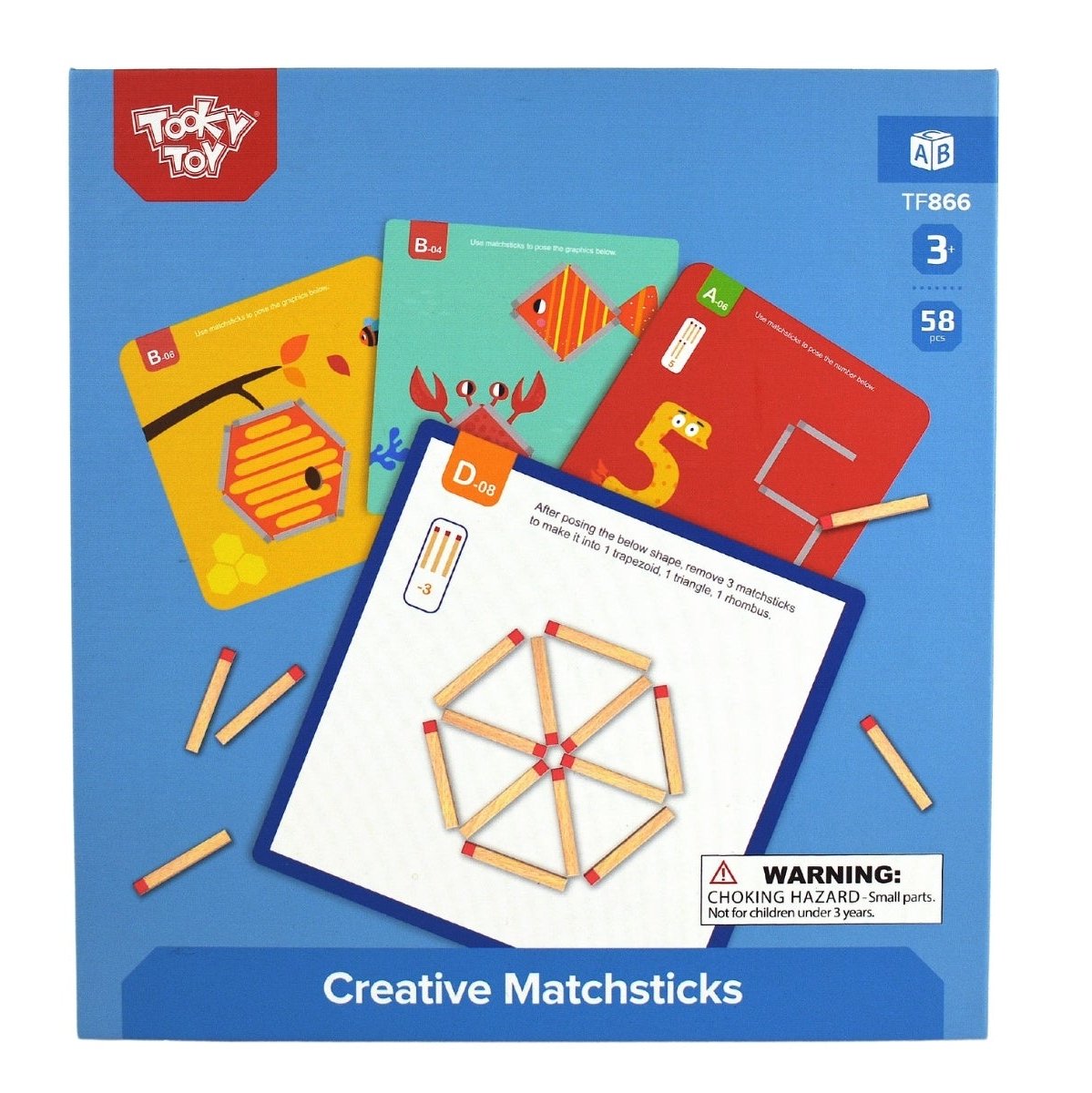Creative Matchsticks Puzzle Game from Tooky Toy