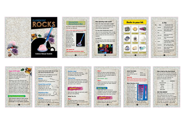 Fluorescent Rocks Science Kit | Glow Discovery | Kids Mega Mart