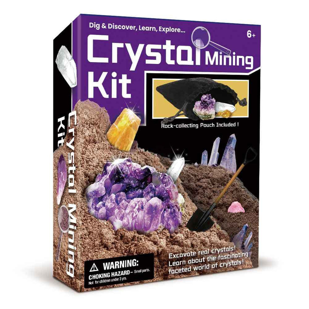 Crystal Mining Kit: Excavate Real Gems - Kids' Science Gift – Kids Mega ...