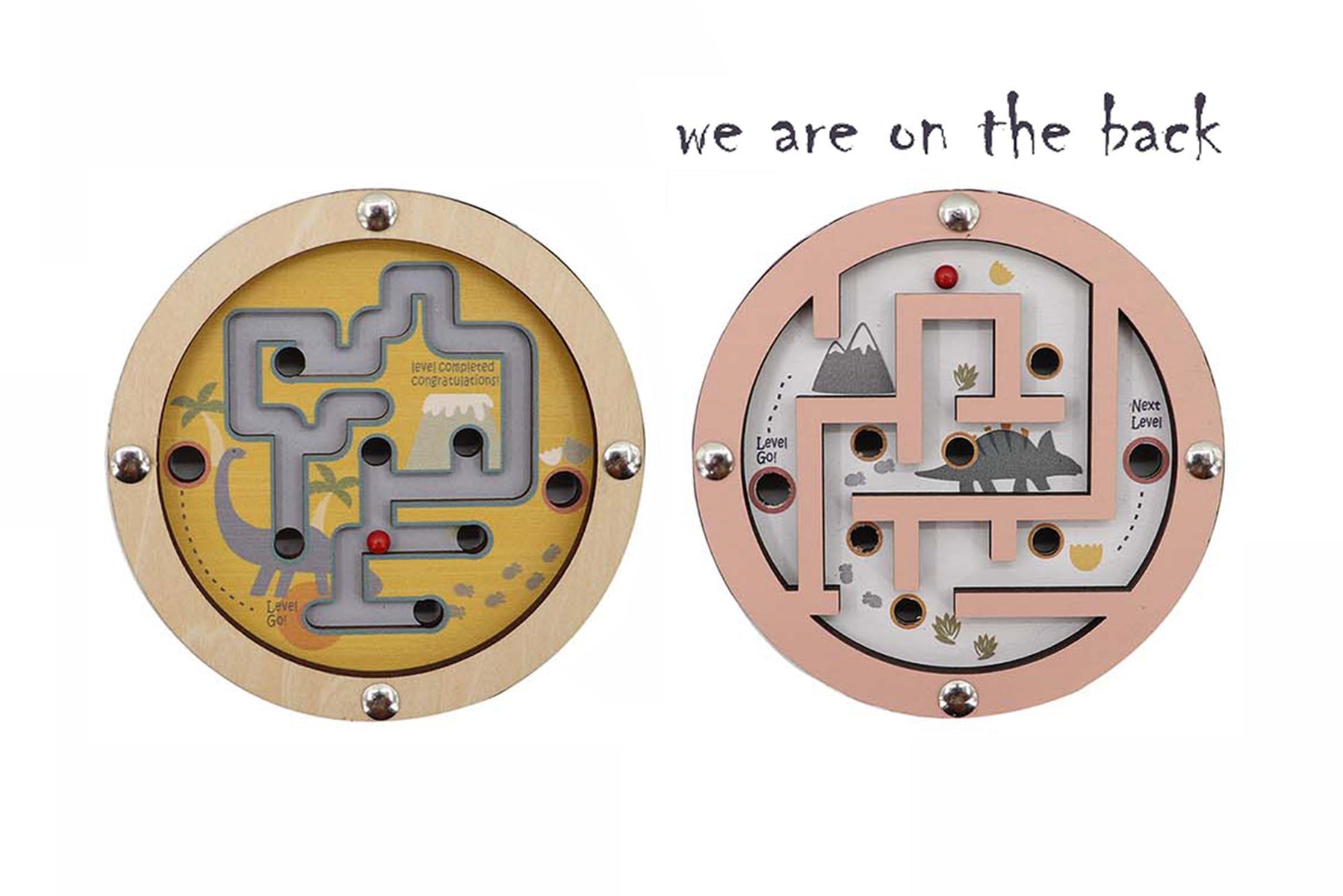 Dinosaur Maze In Disc Double Sided by Kaper Kidz