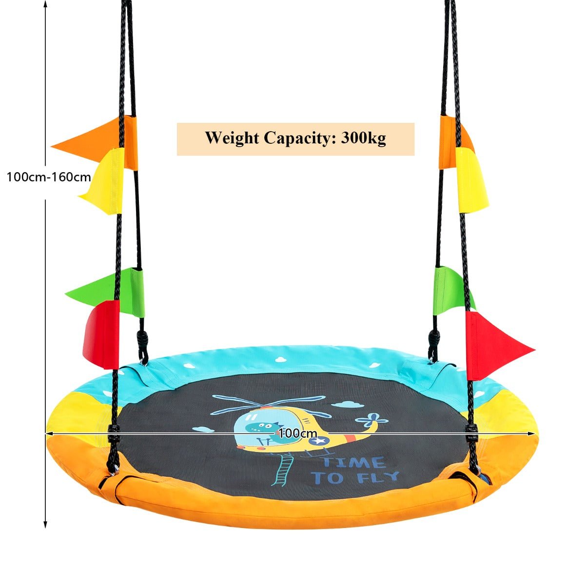 Dinosaur Flying Saucer Tree Swing | Fun for Kids and Adults