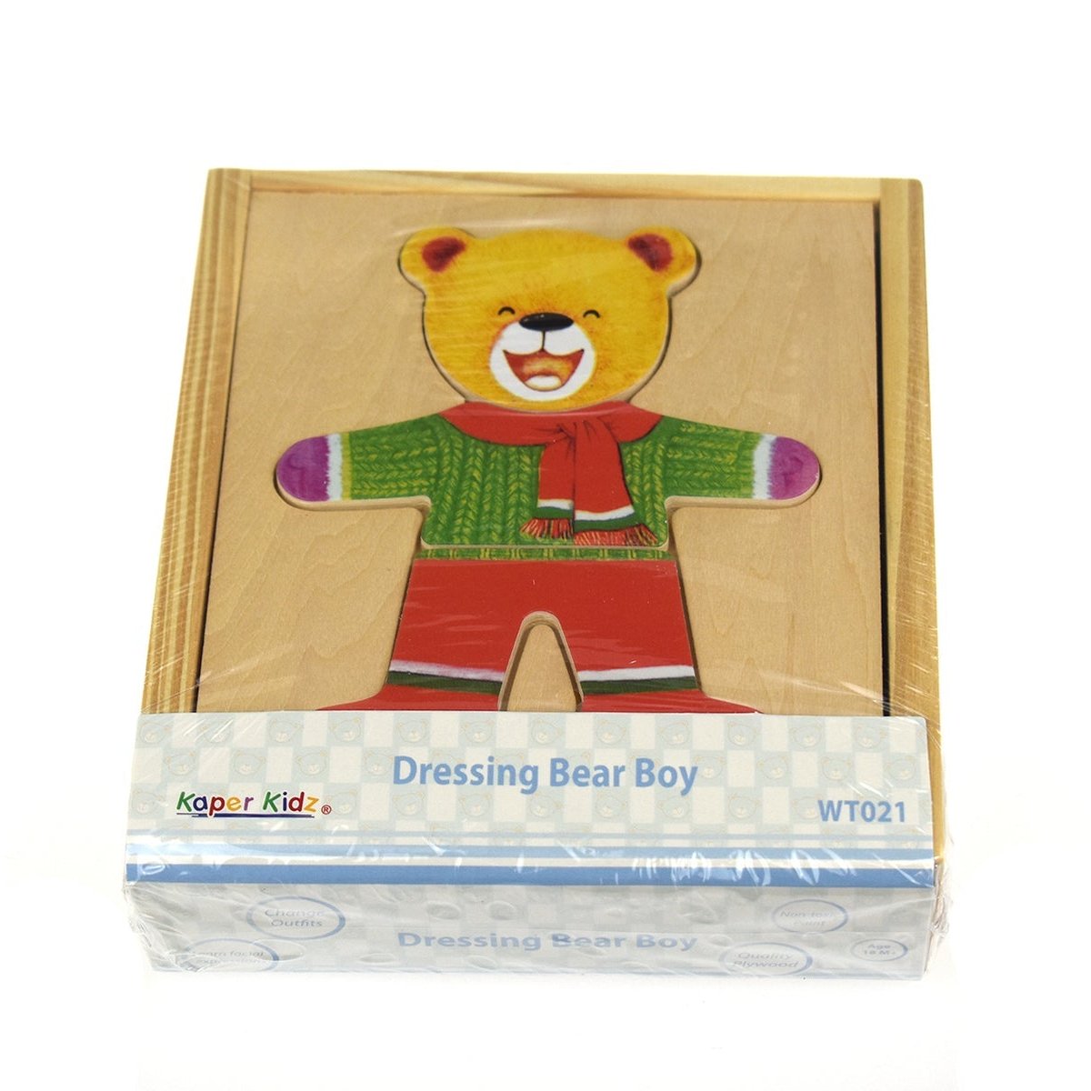 Dressing Bear Boy Puzzle by Kaper Kidz