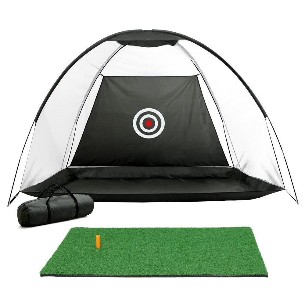 Everfit Golf Practice Net And Training Mat Set Cage Training Aid Hitti ...