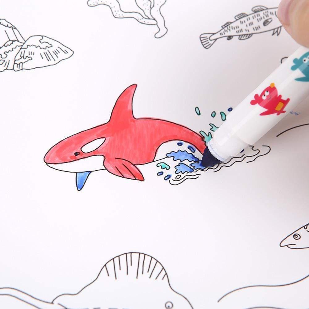 Introducing Giant Colouring Poster Pad | The World Design