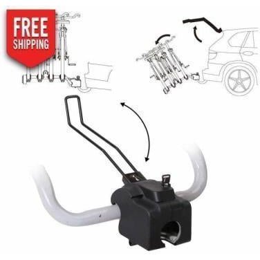 Buy Giantz Bike Carrier Rack with Tow Ball Mount Black Silver