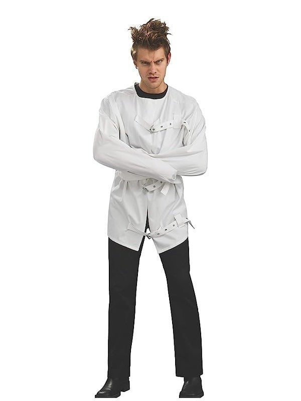 Adult Straight Jacket Costume | Insane Asylum Halloween Outfit – Kids ...