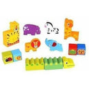 Jungle Animal Wooden Blocks 135 Pieces | Australia Delivery