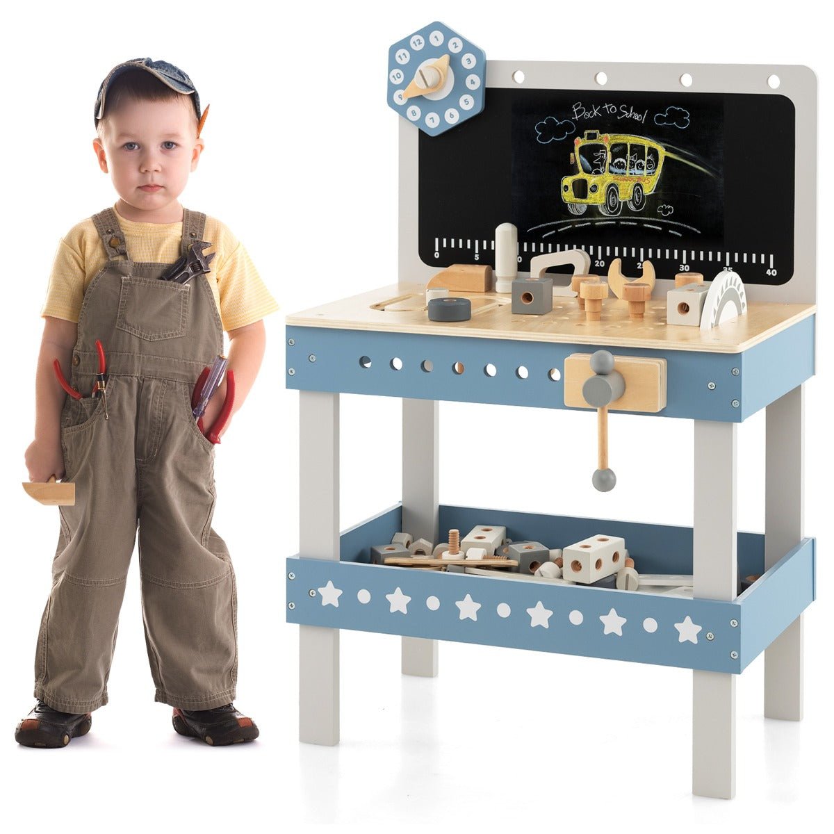 Junior Handyman 61-Piece Workbench Set | Kids Mega Mart Australia