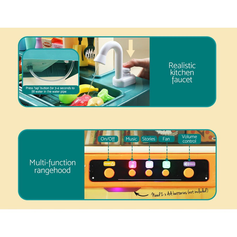 Keezi Kids Kitchen Adventures - 73pcs Cooking Fun - Shop Now! – Kids ...