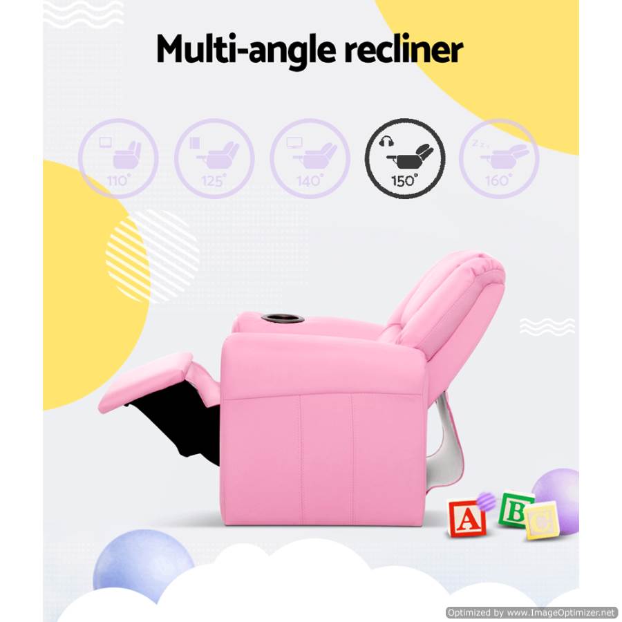Buy Kids Recliner Chair Pink | Kids Mega Mart Australia