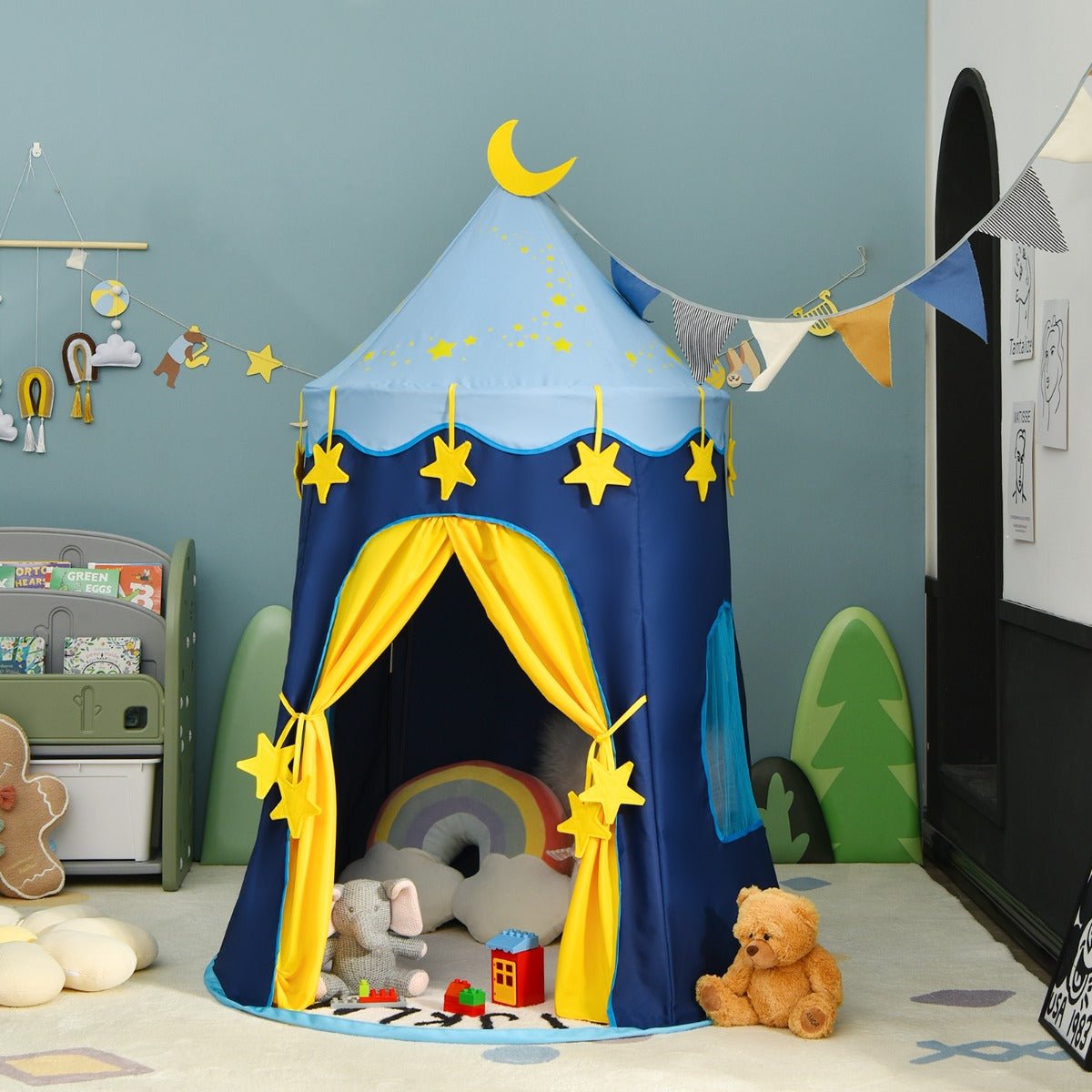 Starry Night Kids Play Tent with Lights | Indoor Outdoor Fun – Kids ...