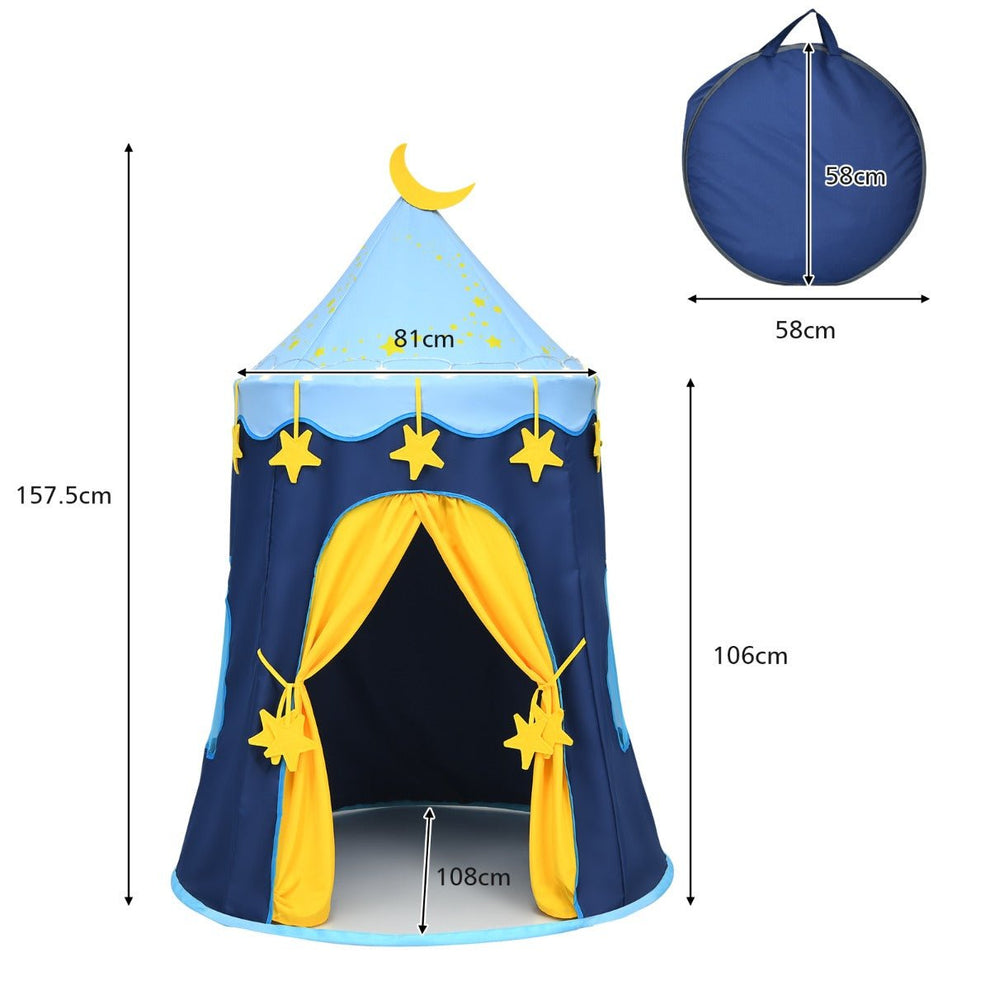 Starry Night Kids Play Tent with Lights | Indoor Outdoor Fun – Kids ...