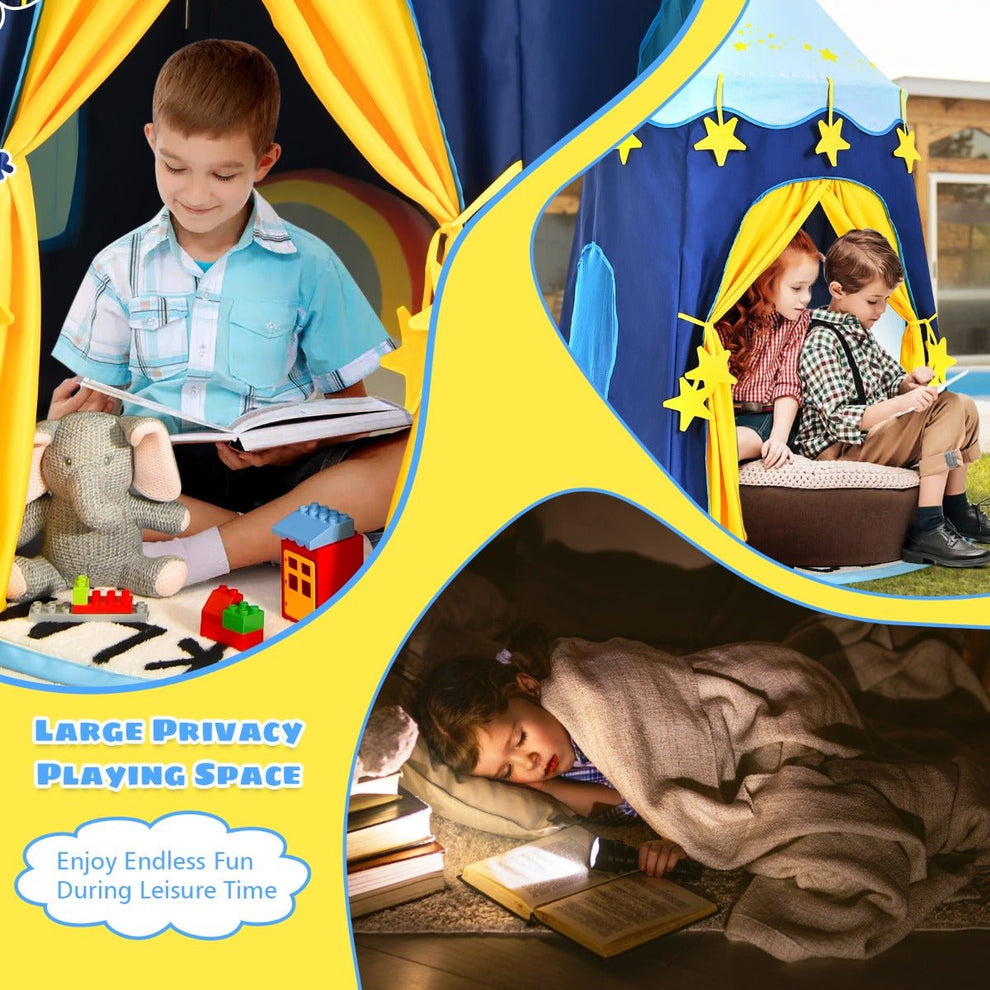 Starry Night Kids Play Tent with Lights | Indoor Outdoor Fun – Kids ...