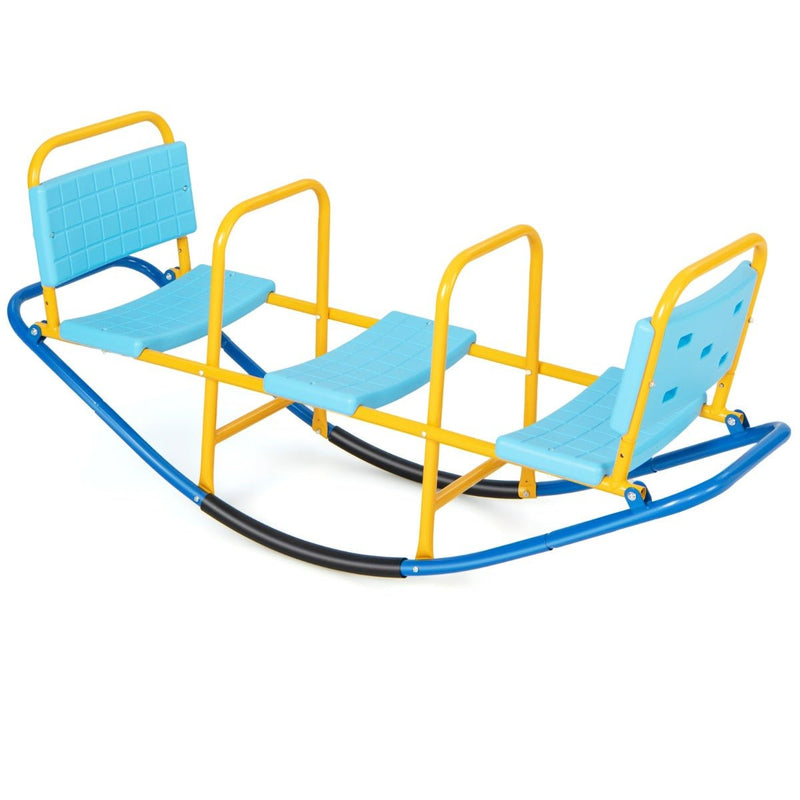 Kids Metal Rocking Seesaw - 3 Seater | Shop Now at Kids Mega Mart