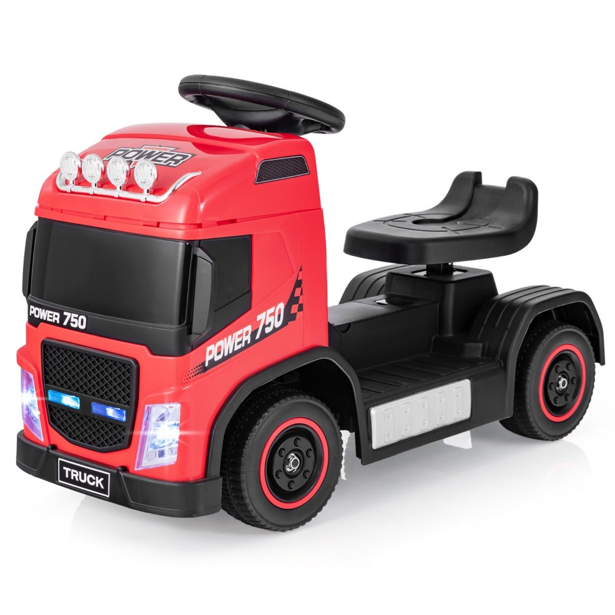 Musical Red Ride-On Push Truck for Kids | Fun and Safe