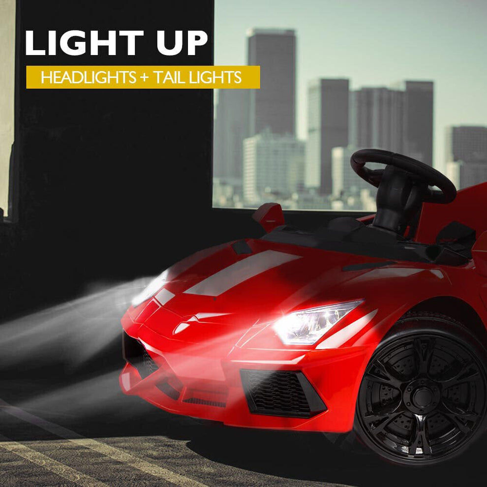 Buy Rovo Kids Lamborghini Inspired Ride On Car Red – Kids Mega Mart