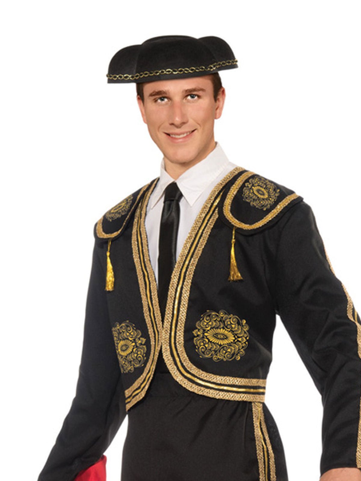 Traditional Adult Matador Costume | Black & Gold Jacket & Pants – Kids ...