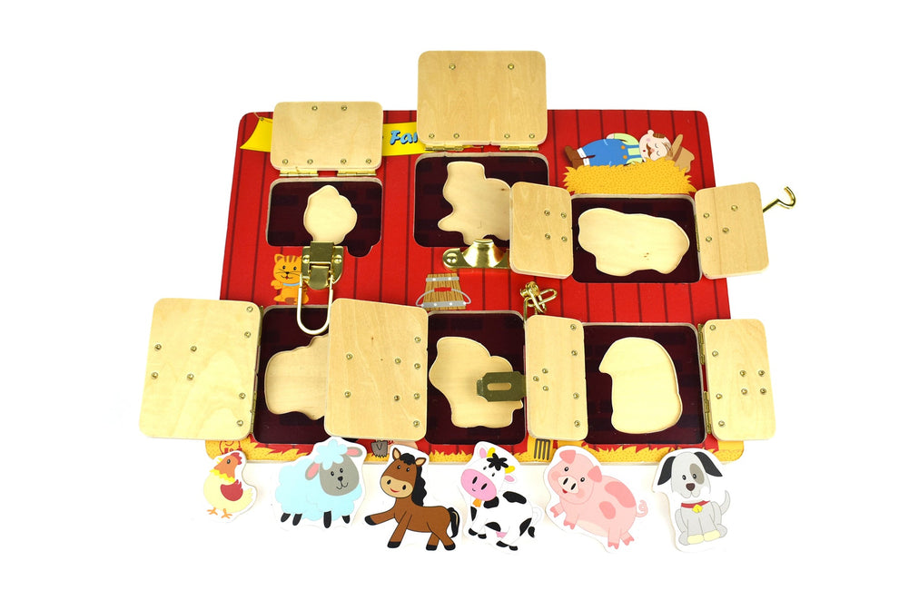 My Happy Farm Latches Puzzle by Kaper Kidz