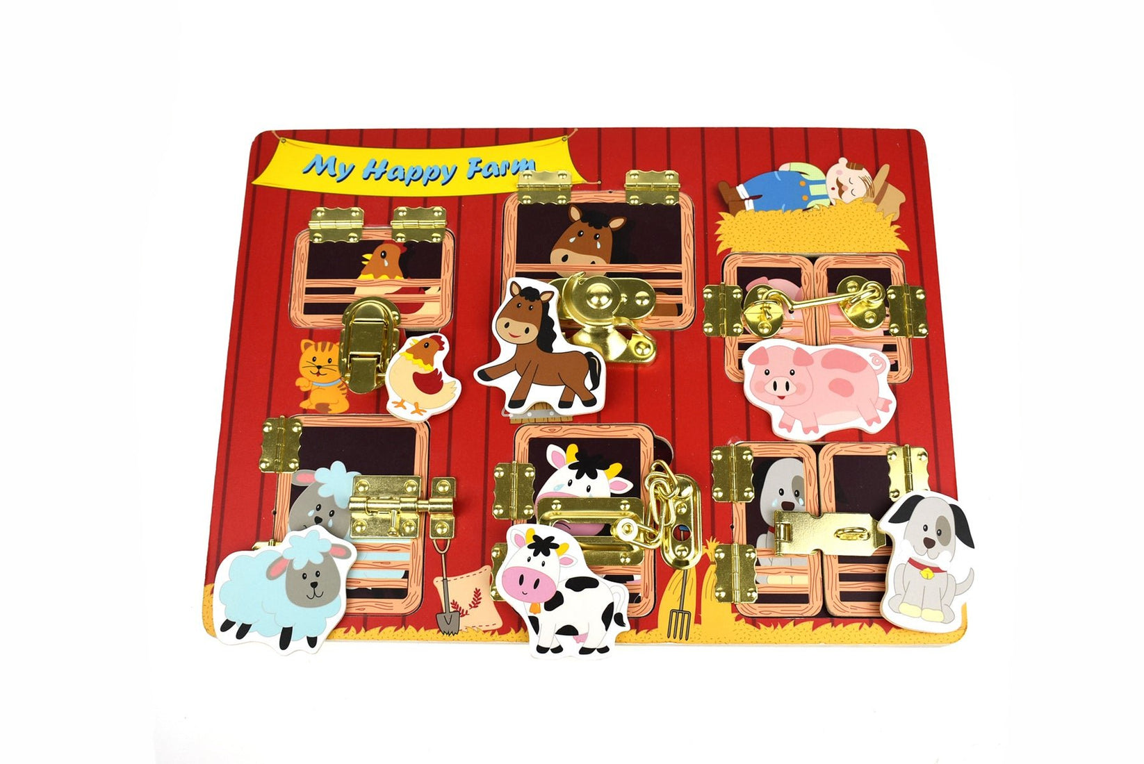 My Happy Farm Latches Puzzle by Kaper Kidz