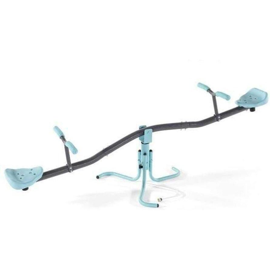 Plum Metal Rotating See Saw with Cooling Mist Spray | Kids Fun