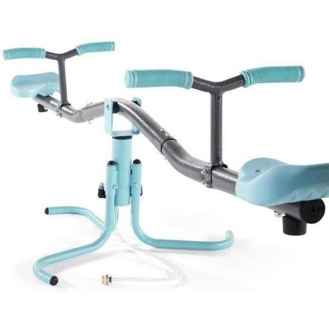 Plum Metal Rotating See Saw with Cooling Mist Spray | Kids Fun