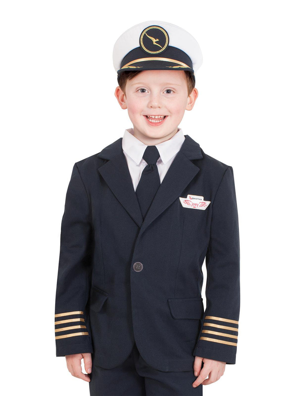Qantas Kids Pilot Captain Hat | Licensed Costume Accessory
